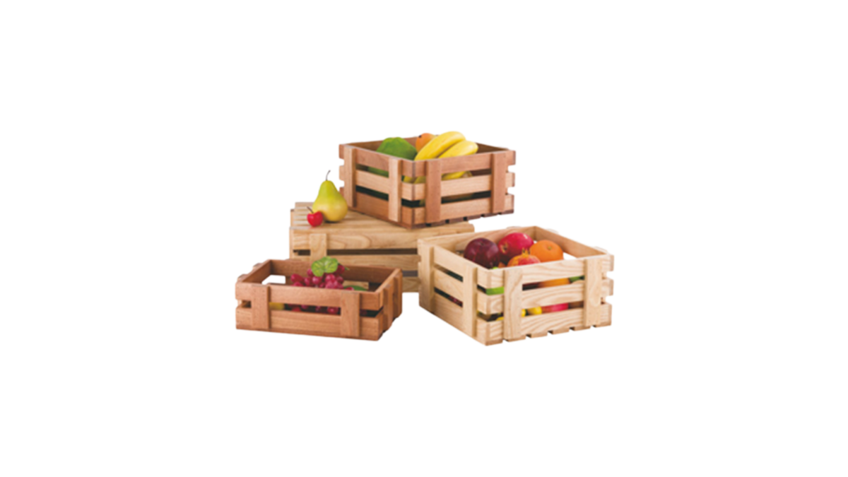 WOODEN BUFFET DISPLAY CRATE – Cater-Care