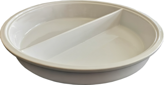 CASTELLO Ceramic Insert Round Divided - 325x65mm – Cater-Care