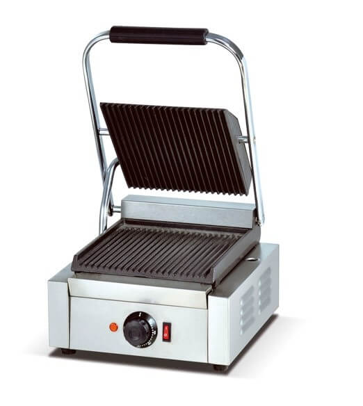 GATTO Cast Iron Ribbed Panini Toaster - 305x370x210mm – Cater-Care