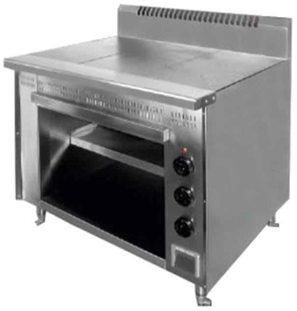 GATTO Solid Top 3 Plate Stove w/o Oven - 1000x890x860mm – Cater-Care